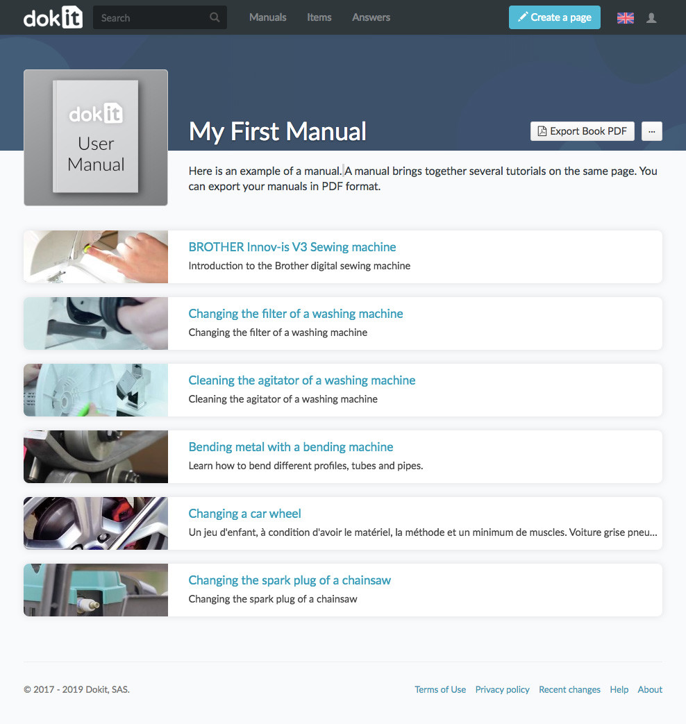 User Manual Template Dokit